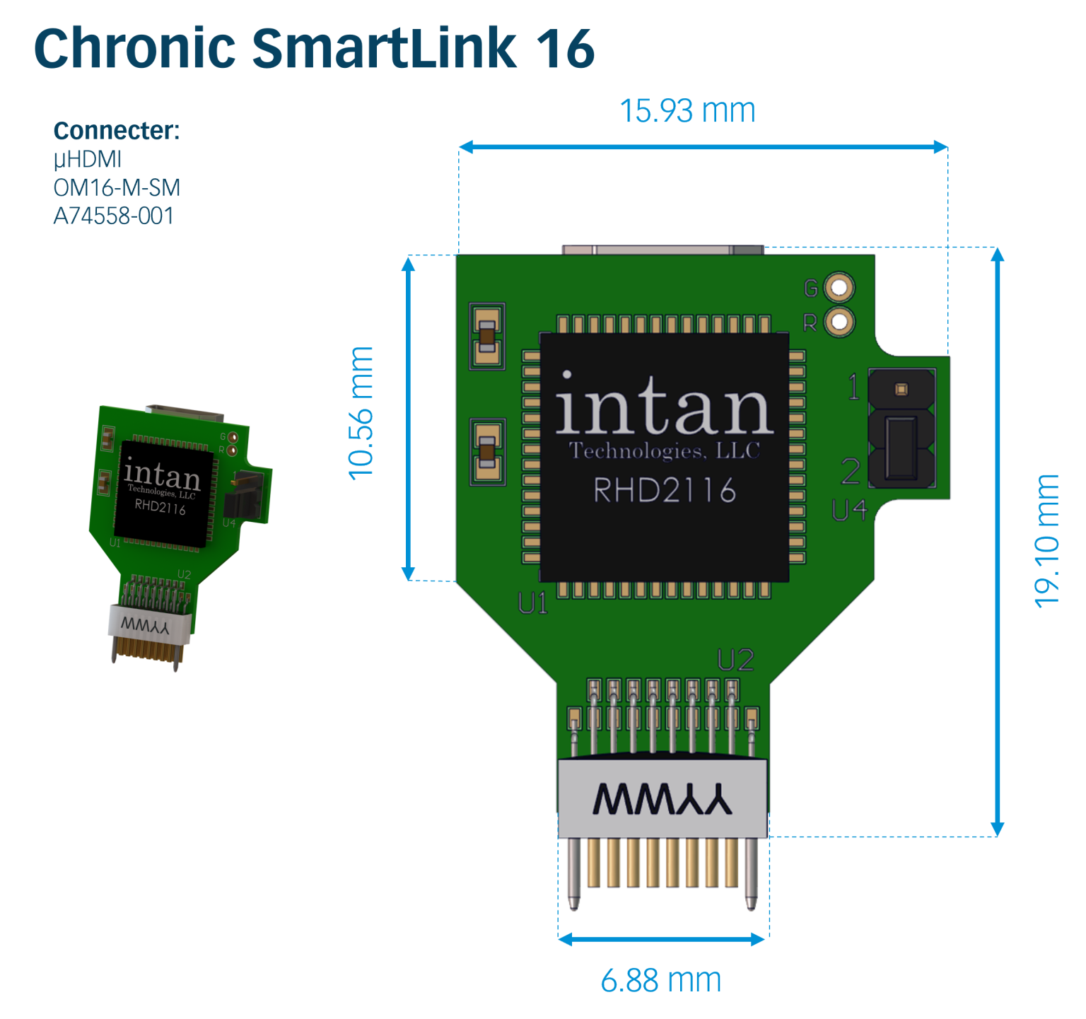 X-Headstage - Electrical Stimulation & Recording Headstage | NeuroNexus